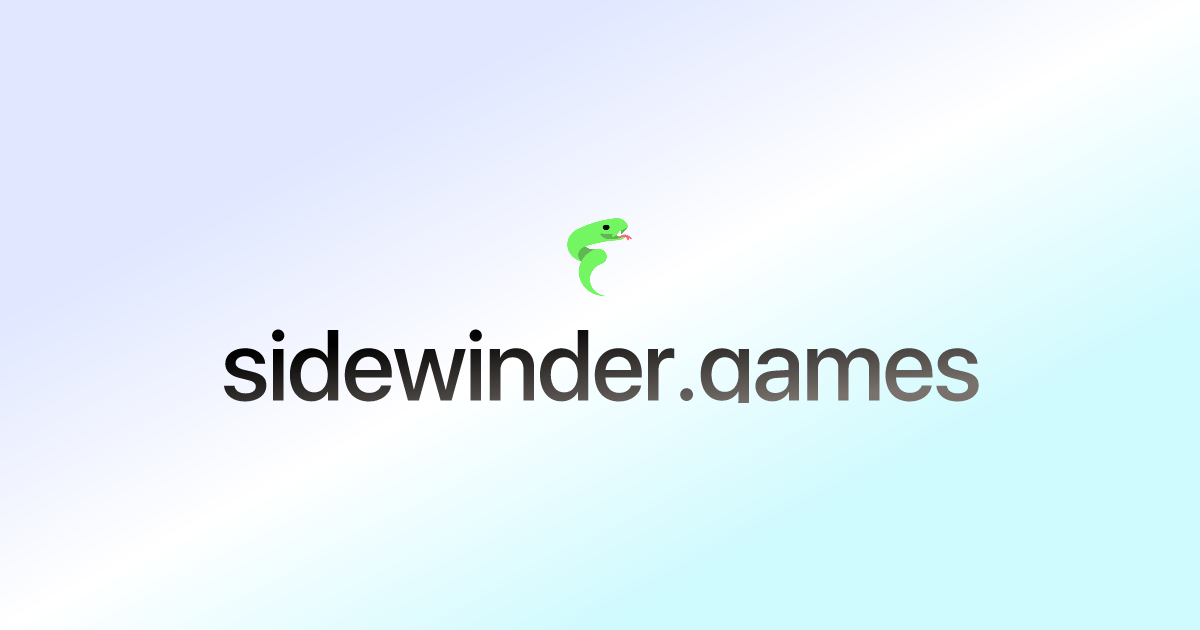 Sidewinder Games - Building the future of gaming.